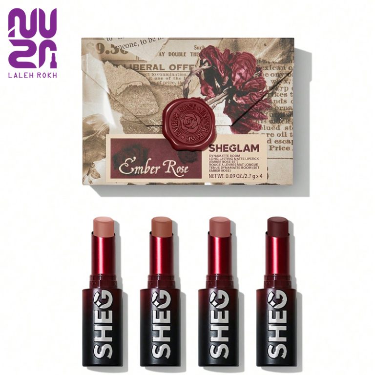 رژلب جامد از کالکشن امبر رز شیگلم Sheglam Ember Rose Long Lasting Lipstick فروشگاه لوازم